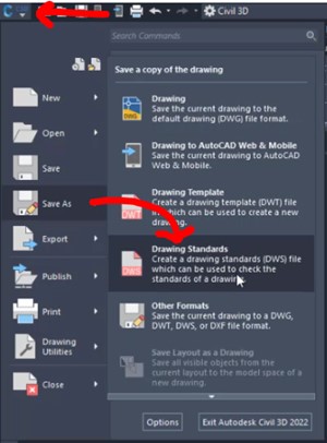 Save your file as Civil2.dws